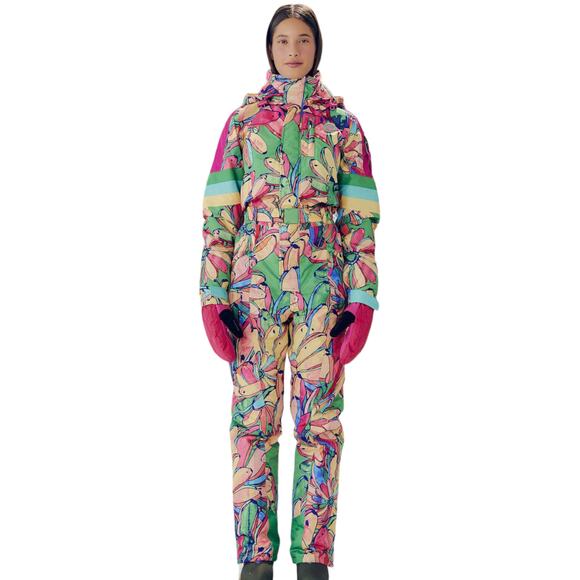 FARM Rio | Jackets & Coats | Farm Rio L Bananas Snow Ski Jumpsuit ...